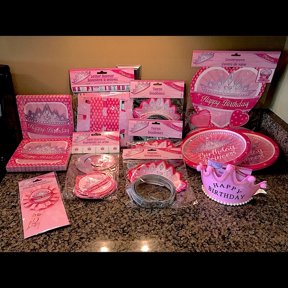 Party Supplies | Princess Birthday Party Pack And Supplies Girls ...